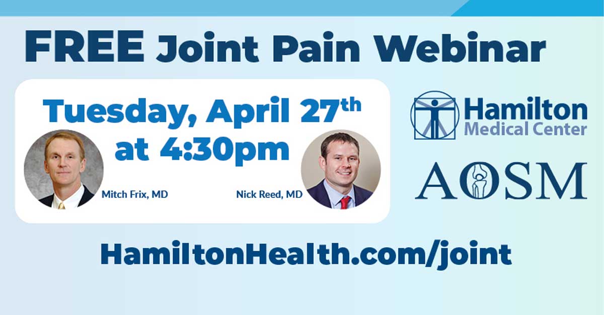 Hamilton to Host Virtual Joint Moves Event - Vitruvian Health